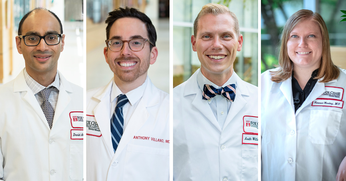 Four Fox Chase Cancer Center Practitioners Recognized as Top Physicians Under 40 by Pennsylvania ...